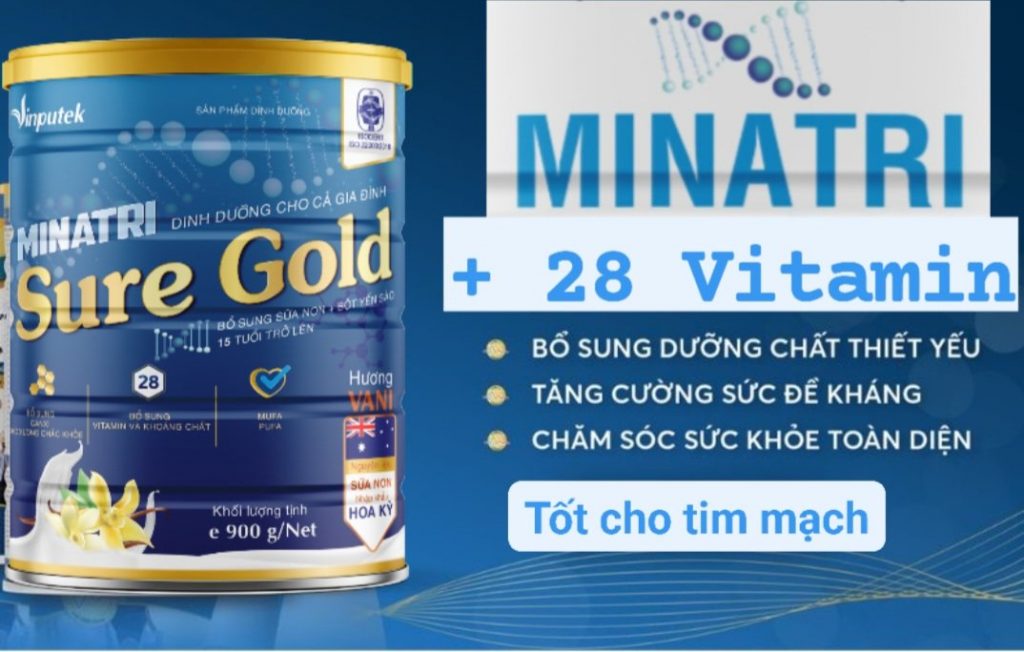 Sữa dinh dưỡng SURE GOLD - Chăm sóc sức khỏe cho cả gia đình. - MinaKid